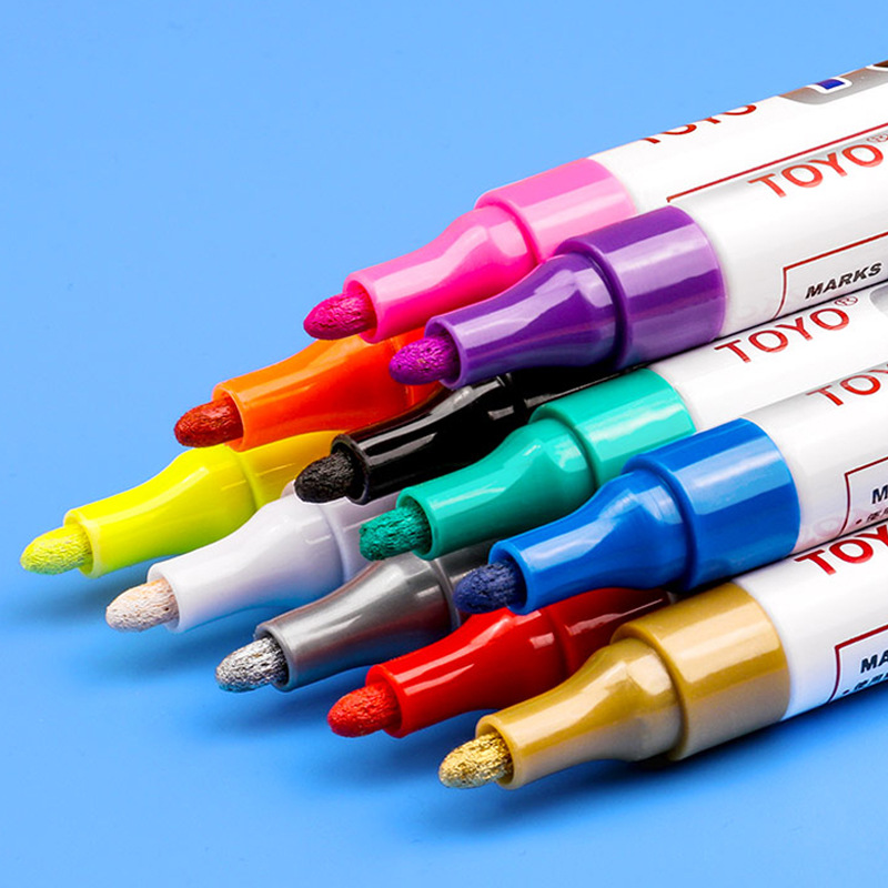 【Paint Marker Pen】 Motorcycle Waterproof Rubber Permanent Car Type ...