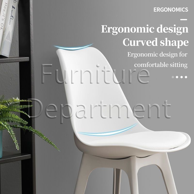 Nordic Study Chair Dining Chair With Backrest Vanity Chair Bedroom ...