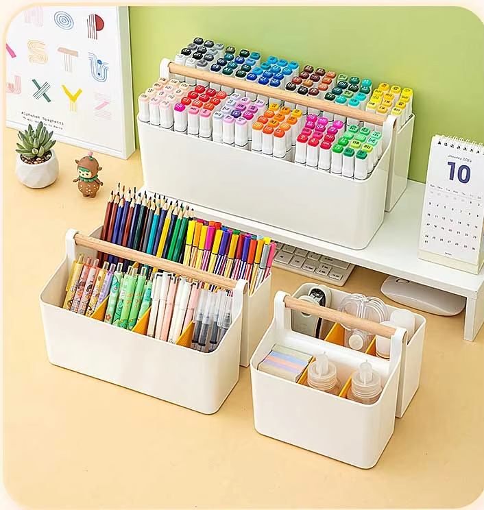 Acrylic Marker Set Large Capacity Square Box Marker Set Acrylic Paint ...