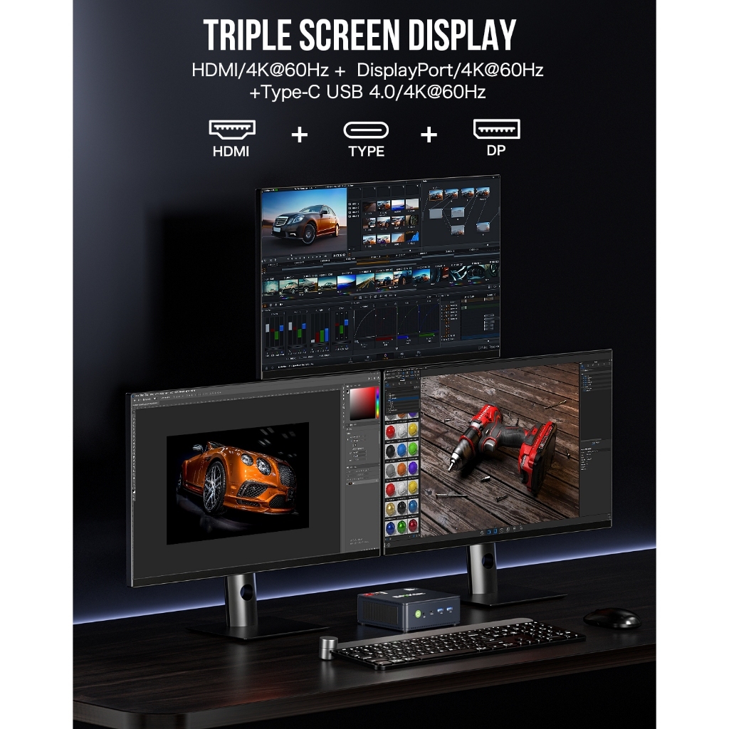 【HOT】GMKtec M6 Ultra Mini PC AMD R5 7640H DDR5 Windows 11 Wifi6 BT5.2 ...