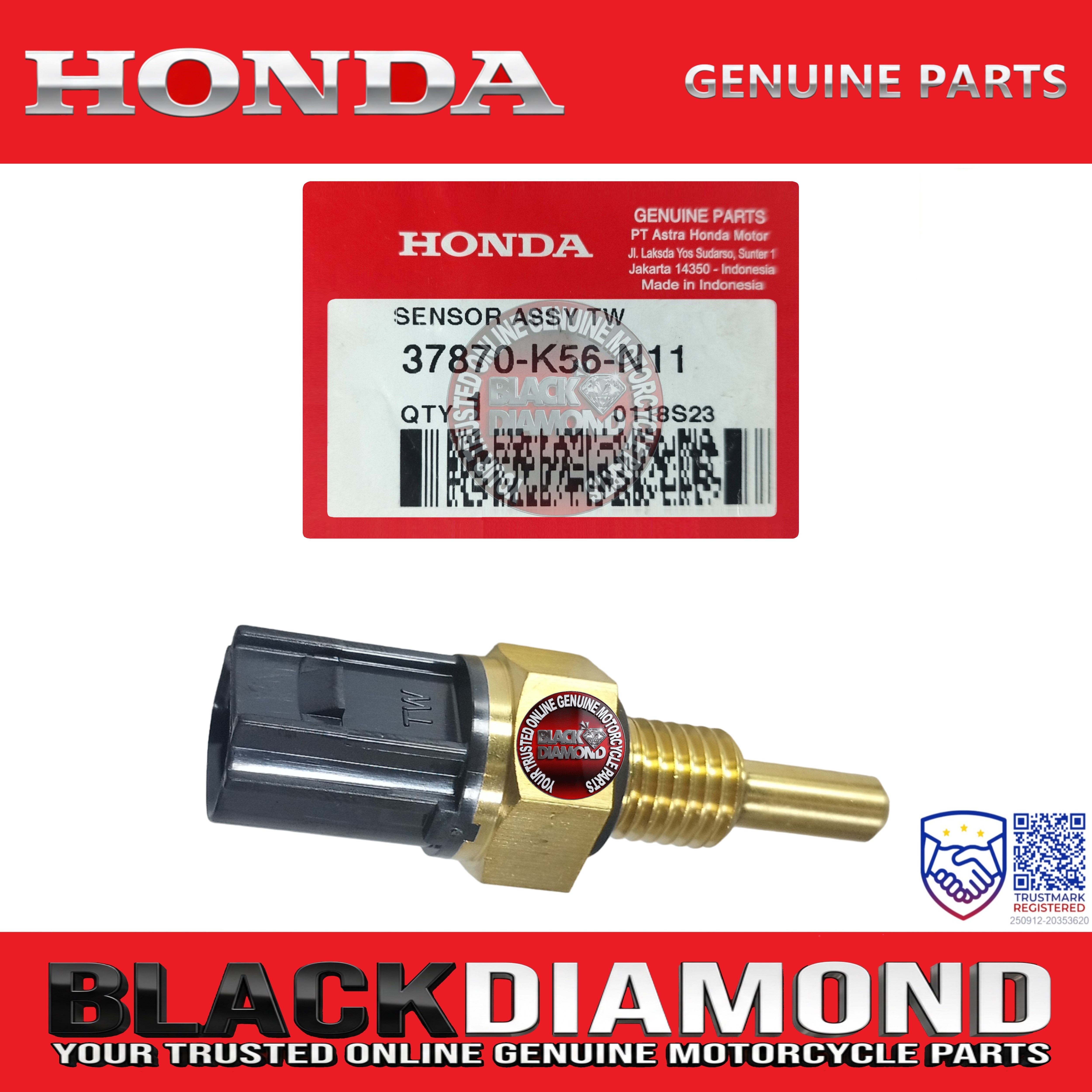 CLICK 150i V2 | SUPRA GTR 150 | WINNER X 150 | SENSOR ASSY. WATER ...