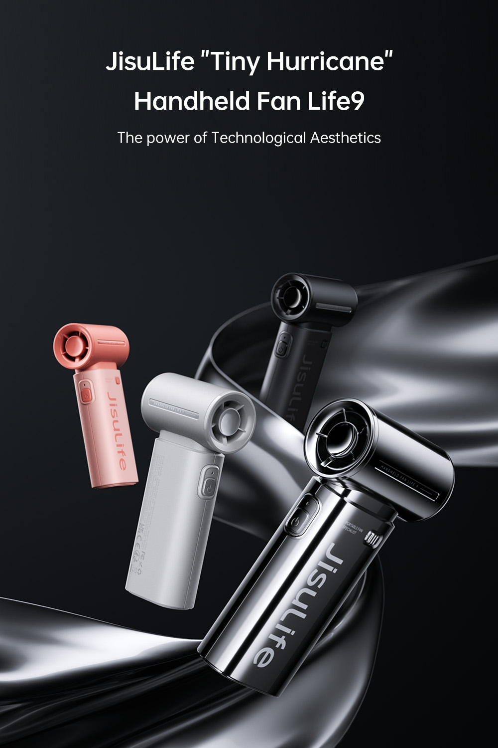 [Christmas Gift] JiSULlFE Handheld Fan Life9 Mini Fan Rechargable ...