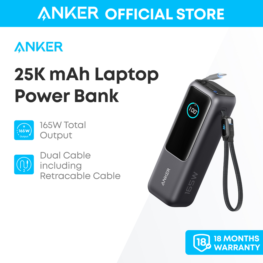 [SWELDO SALE]Anker Laptop Power Bank, 25,000mAh Portable Charger with ...