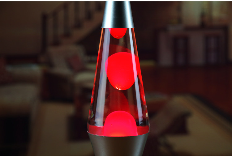 Atmosphere Light Lava Lamp Silver Base Home Innovative Practical ...