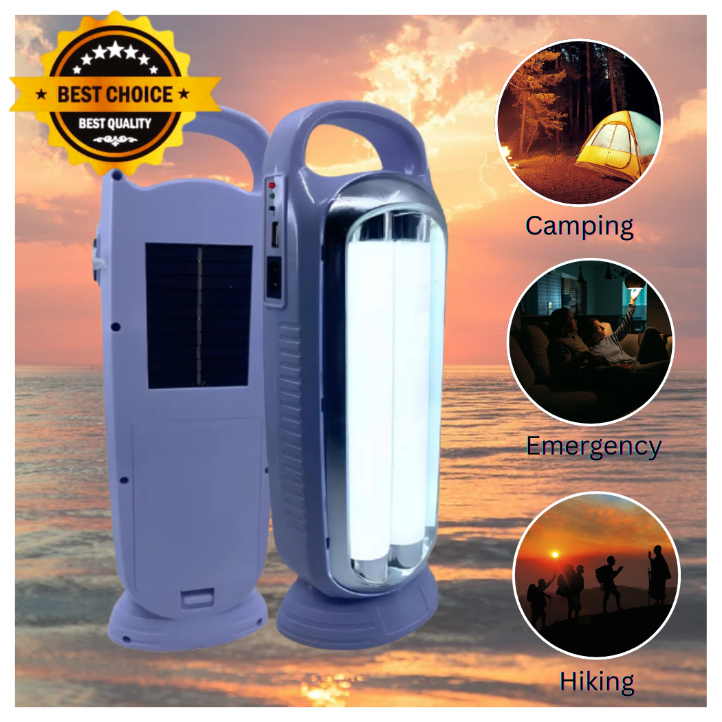 Portable, Rechargeable LED Lamp/Flashlight | Shopee Philippines