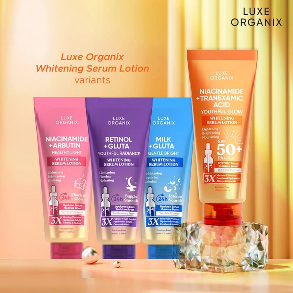 Luxe Organix Niacinamide + Alpha Arbutin Serum Lotion: Brightens Skin ...