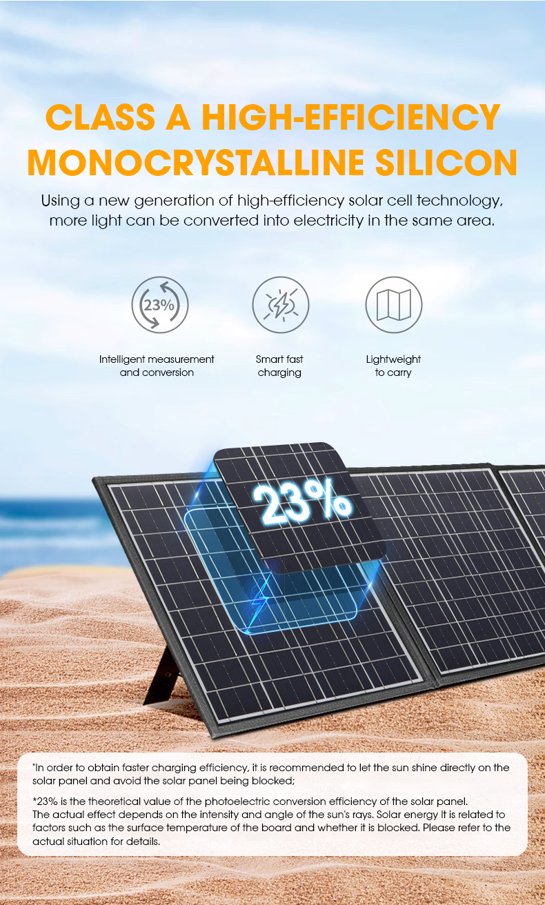 NSS Foldable 20W - 60W USB Solar Panel Portable Folding Waterproof ...