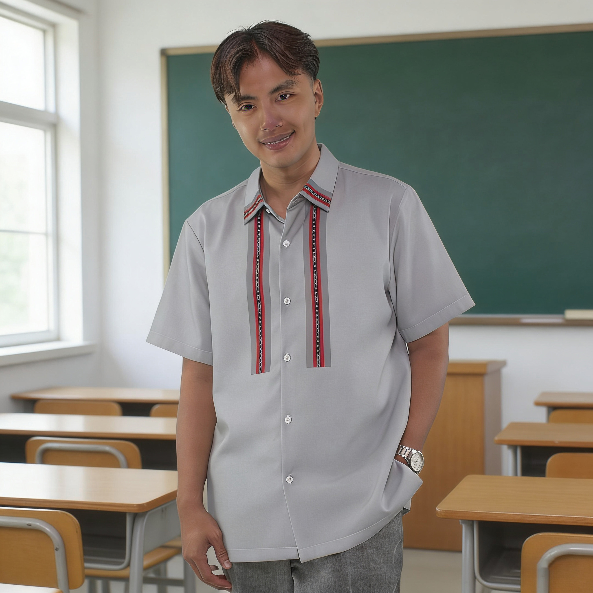 Male Ready-To-Wear Barong Teaching Uniform Deped Monday to Thursday ...