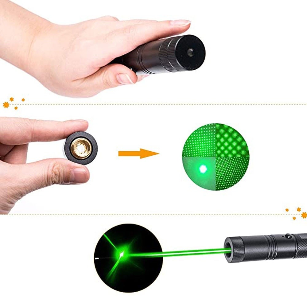 Laser Light Rechargeable Laser Pointer 10000m High Power 303 Green ...