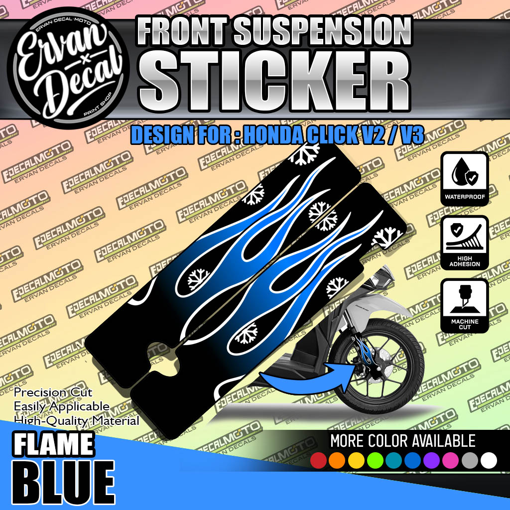 HONDA CLICK FRONT SUSPENSION STICKER COVER | Shopee Philippines