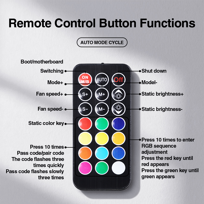 ESGAMING CPU Fan Cooler Smart Hub 5V 3PIN ARGB 4 Pin PWM PC RGB ...