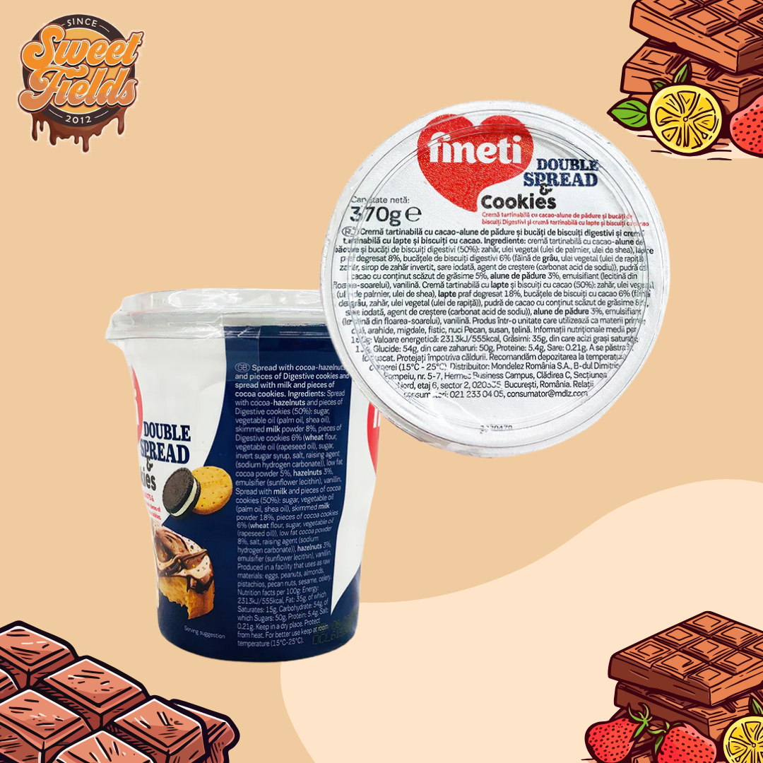 Fineti Cocoa, Hazelnuts and Milky Cream with Digestive and Cocoa ...