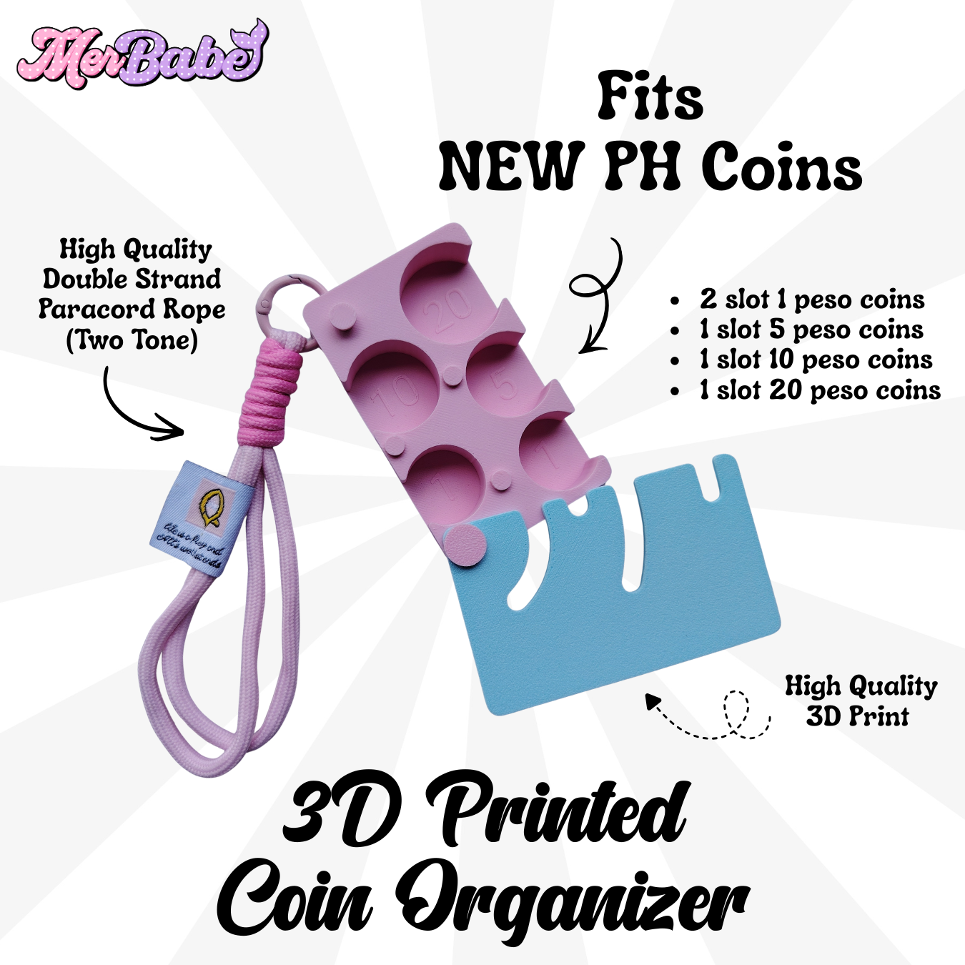 Coin Organizer 3D Printed Fits New PH Coins | Shopee Philippines