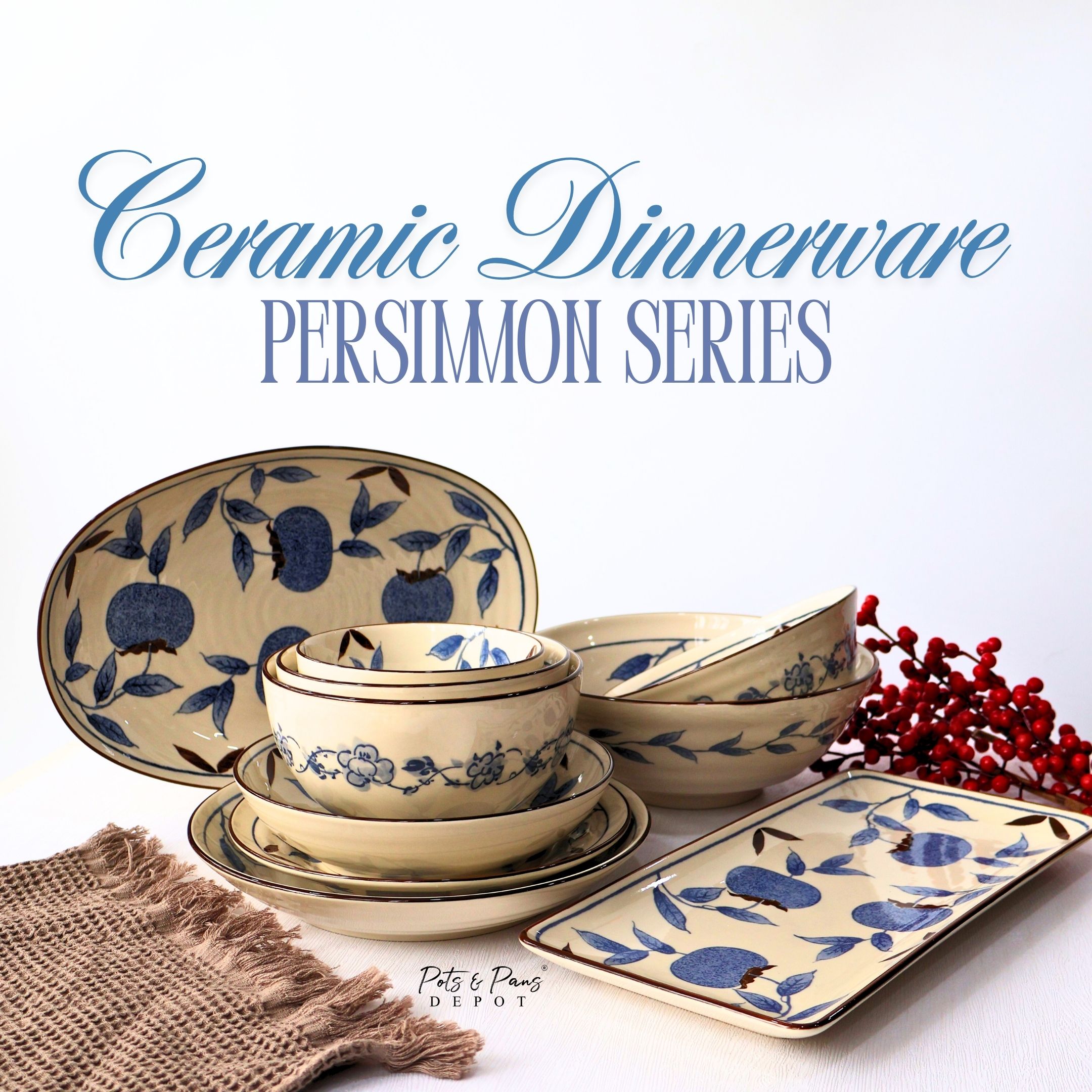 Ceramic Dinnerware Persimmon Series | microwave safe | Shopee Philippines