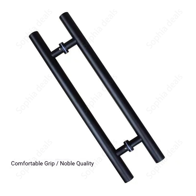 50/80/150cm round pipe door handle Suitable for wooden doors and glass ...