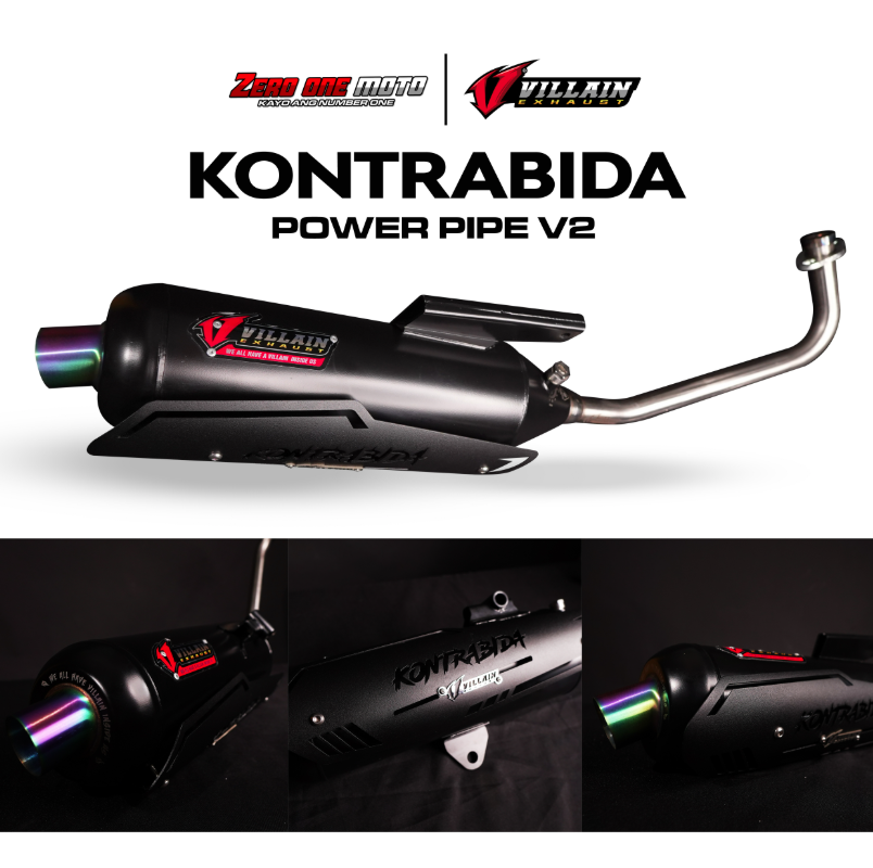 Z1 Villain Exhaust Kontrabida Powerpipe V2 Fullsystem For Motorcycle ...