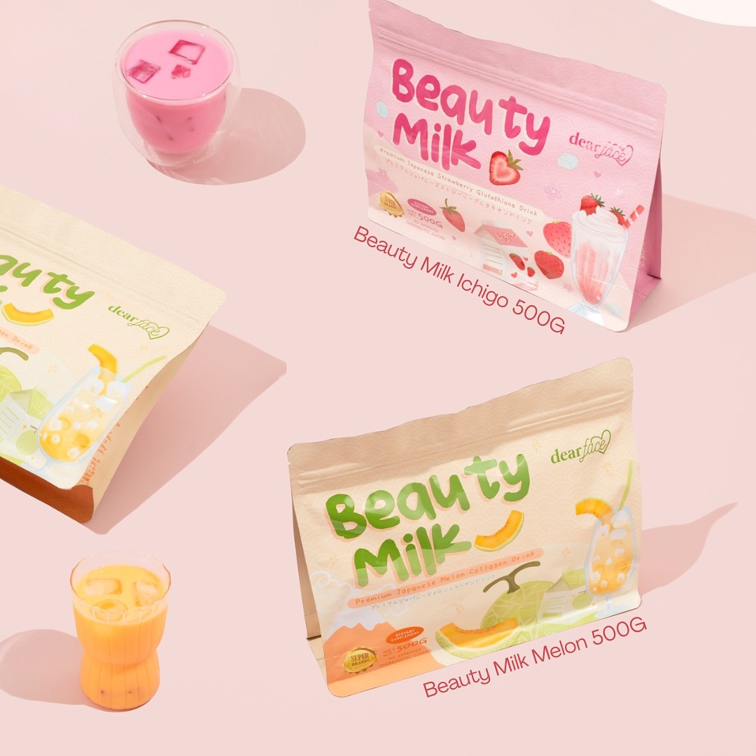 DEAR FACE BEAUTY MILK COLLAGEN DRINK 500G | Premium Japanese Collagen ...