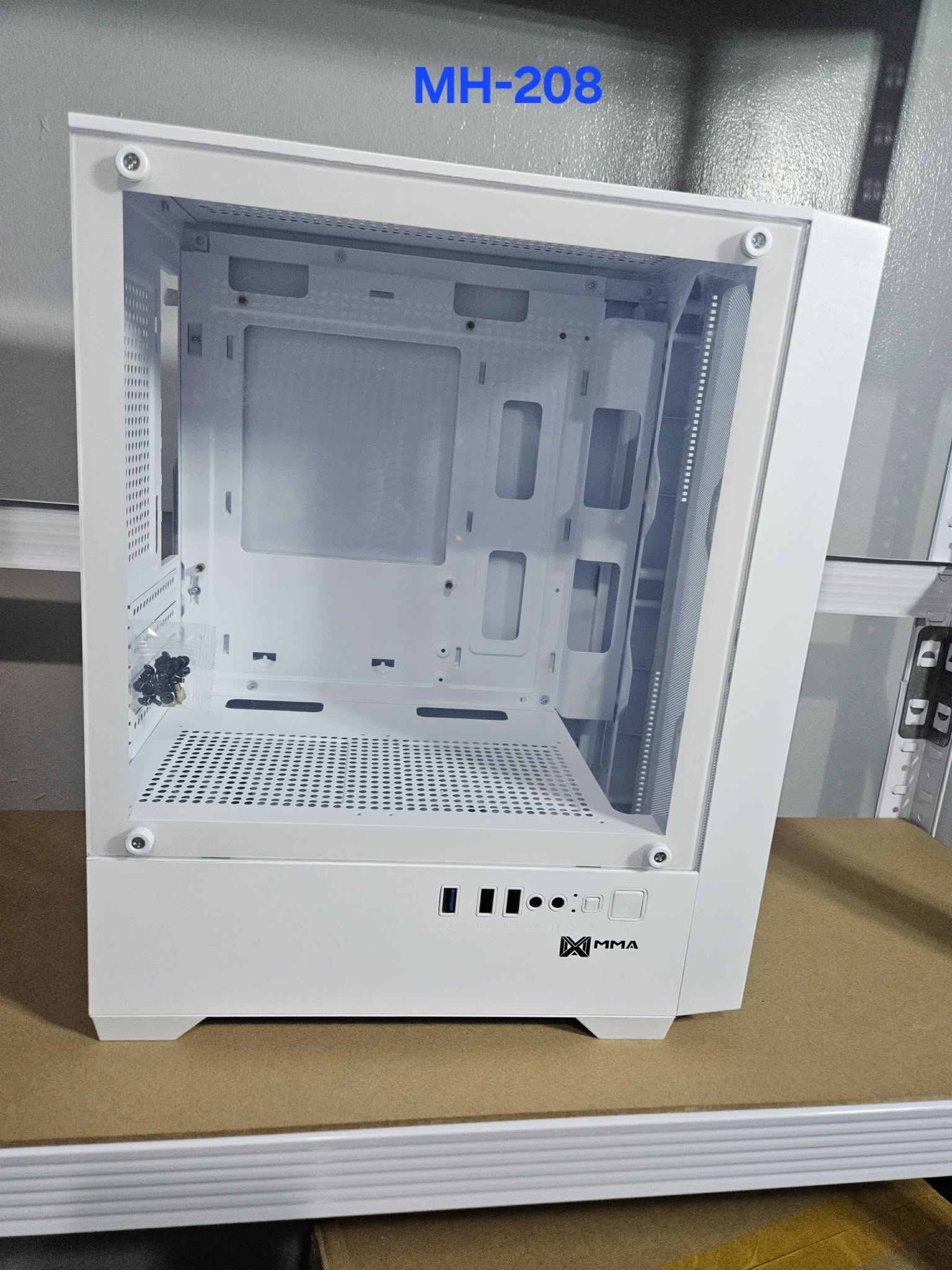 MMA MH-208 (Black - White) M-atx/ITX PC case | Shopee Philippines