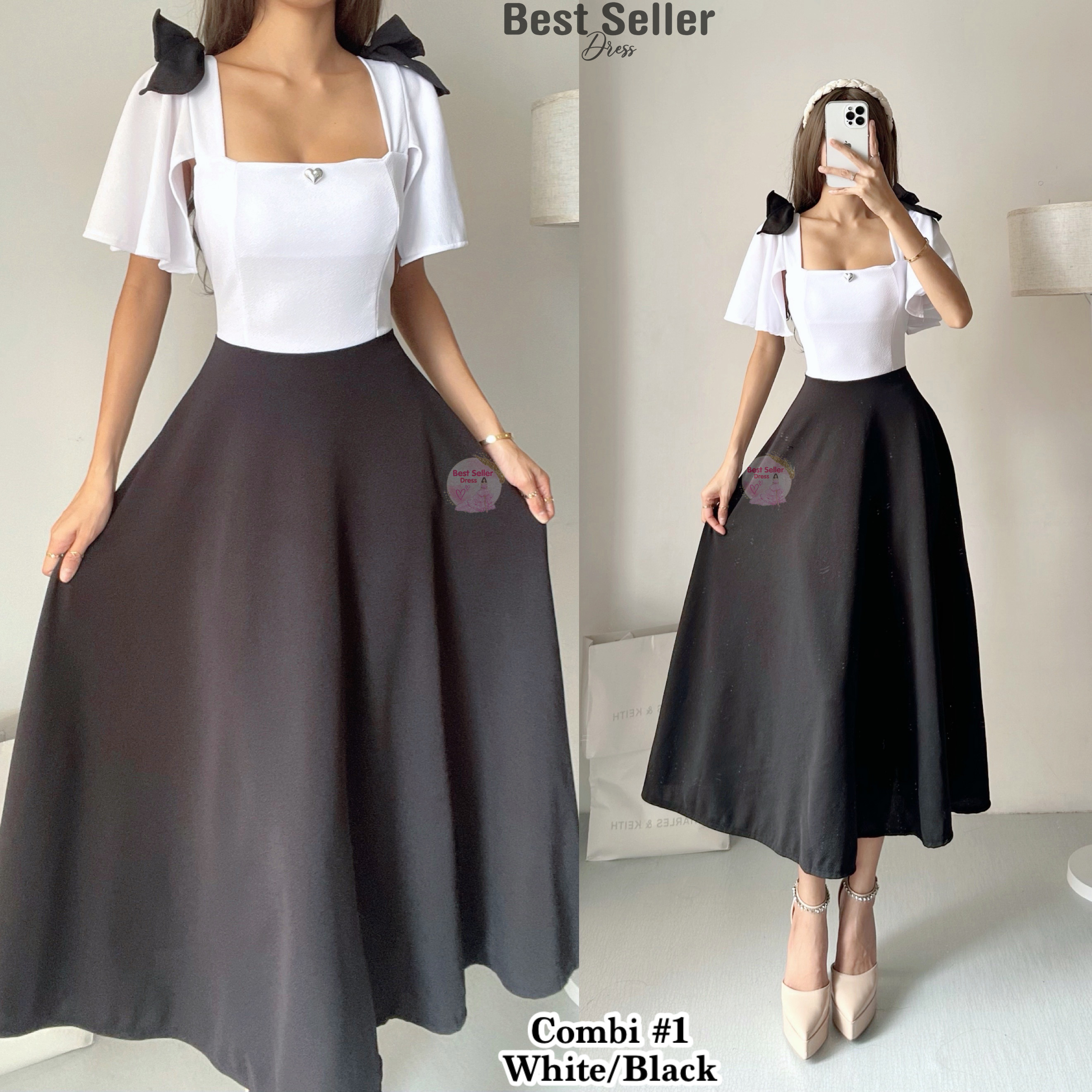 BSD Best Seller Carmella (XS-XXL) Corset Maxi Dress with Self-Tie Lace ...