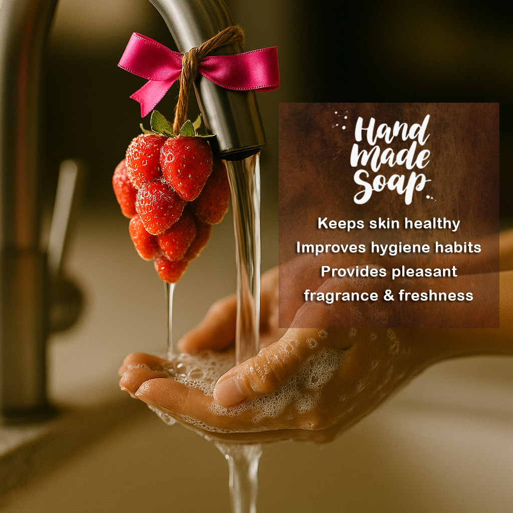 Loving Hand Soap Strawberry Bubbles Pure Natural Moisturizing Skin ...