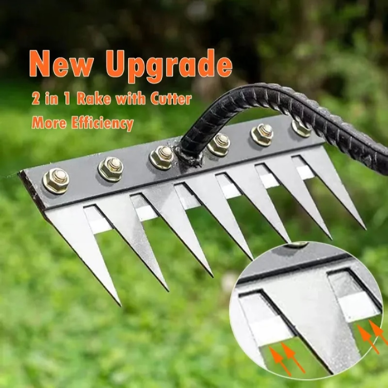 5/7/8 Tooth Weeding Hoe Rake Farm Tool Weeding ScarifierTools Tooth ...