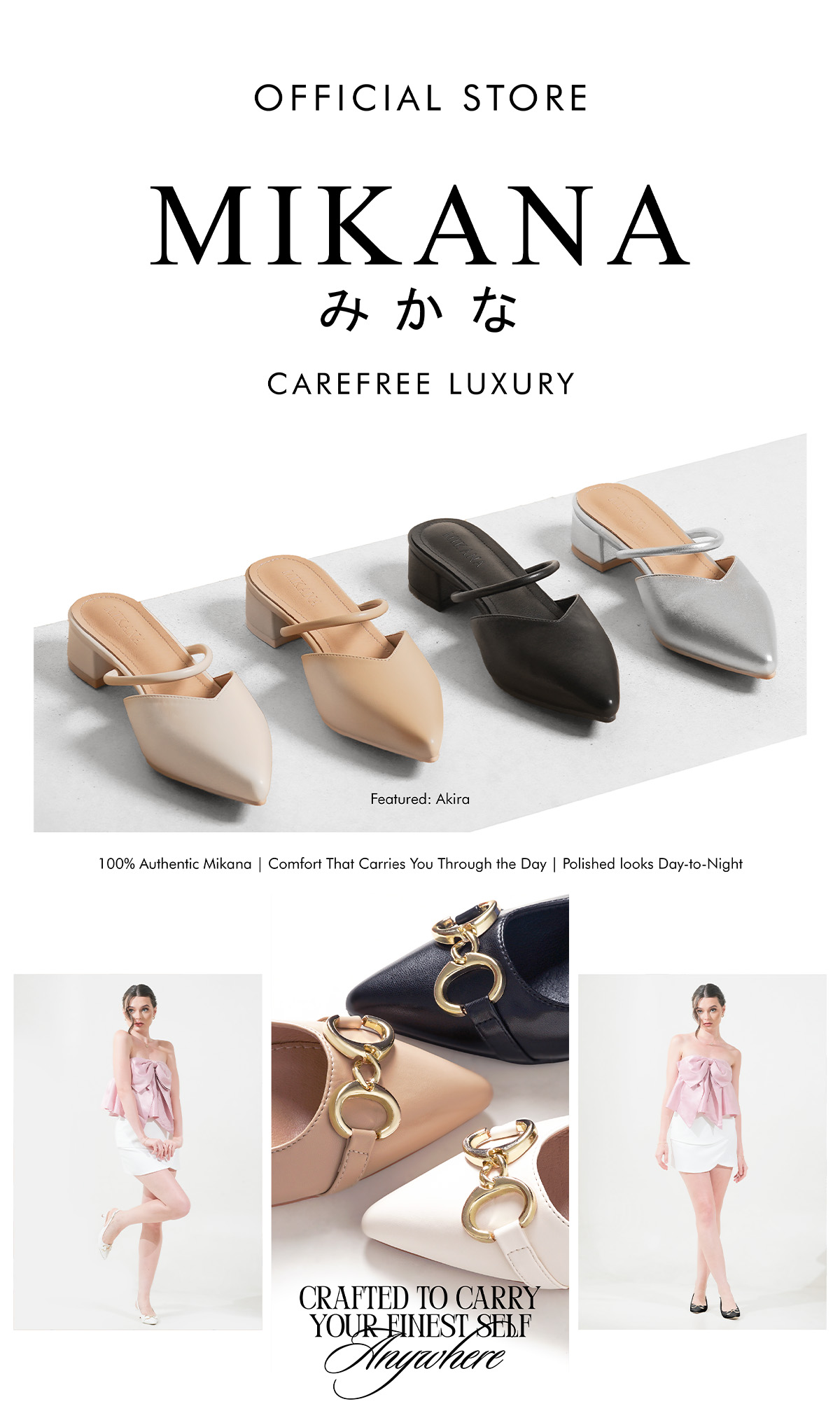 Mikana Arimi Ballerina Doll Shoes for women casual leather ballet flats ...