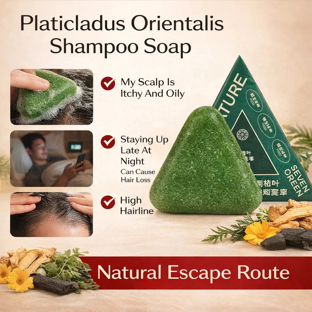 Usman Grass Herbal Hair Soap Hair Growth Shampoo Anti Hair Loss Shampoo ...