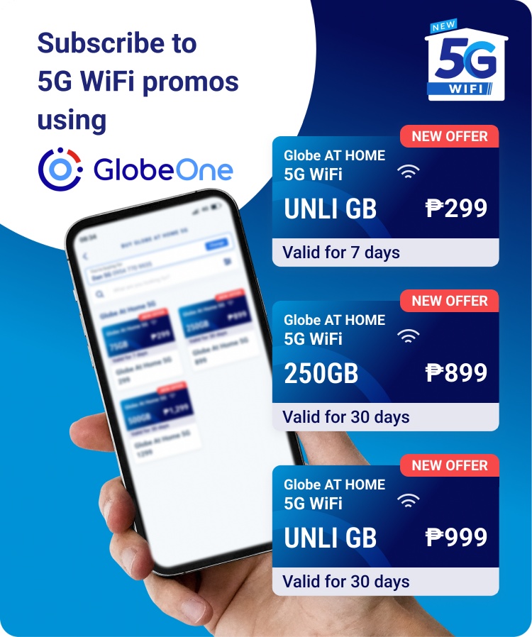 GLOBE AT HOME PREPAID WIFI SIM CARD 30 DAYS UNLIDATA FOR 5G GLOBE RAIN ...