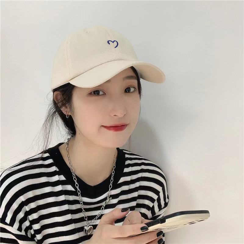 【Top】Simple Studio Fashion Couple Heart Korean Inspired Baseball Cap ...