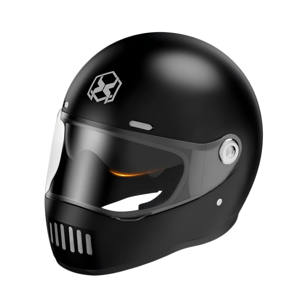 Retro Helmet Motorcycle Men's and Women's Full Helmet Cruise ...