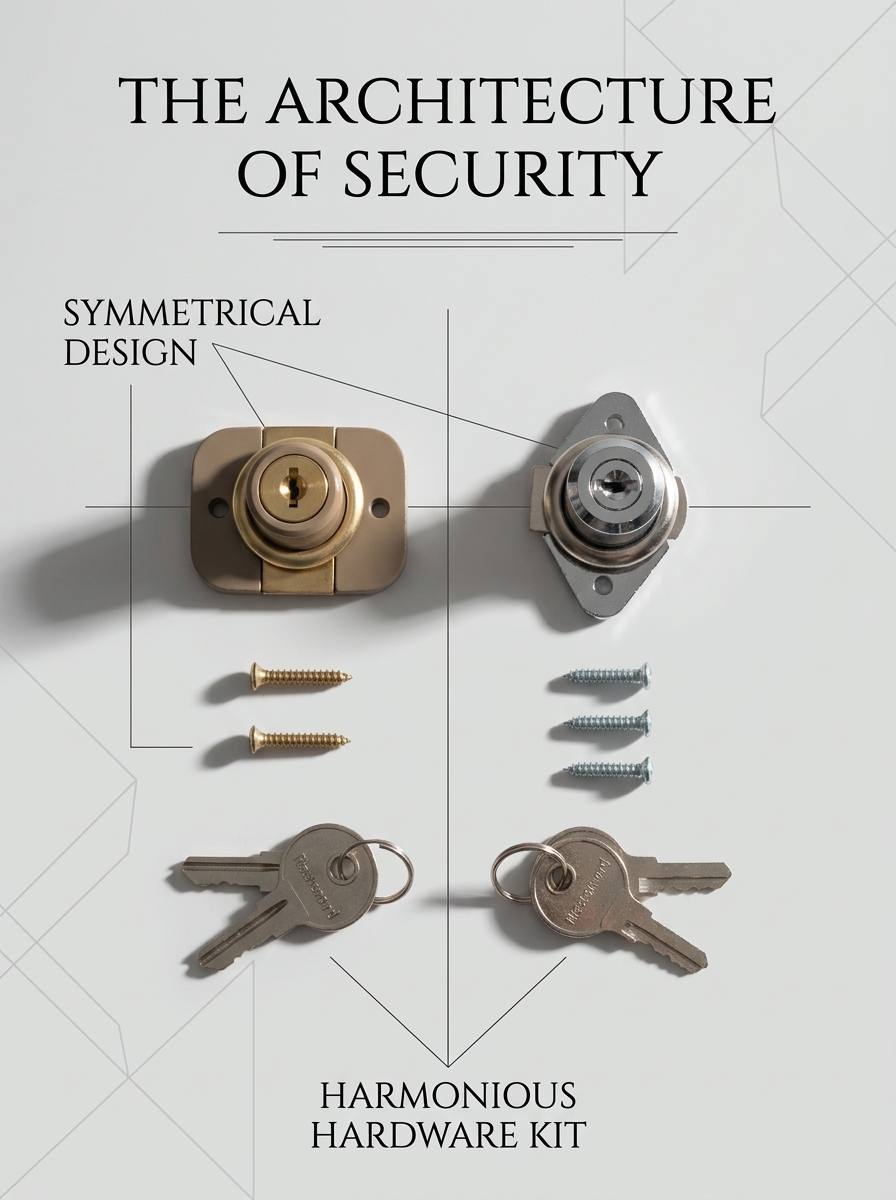 BESTGUARD Drawer Lock with Key Cabinet Lock Durable Safety Lock 7/8" x ...