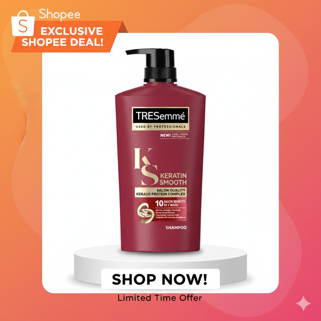 TRESemmé Keratin Smooth Conditioner 620ml with Shampoo Professional ...