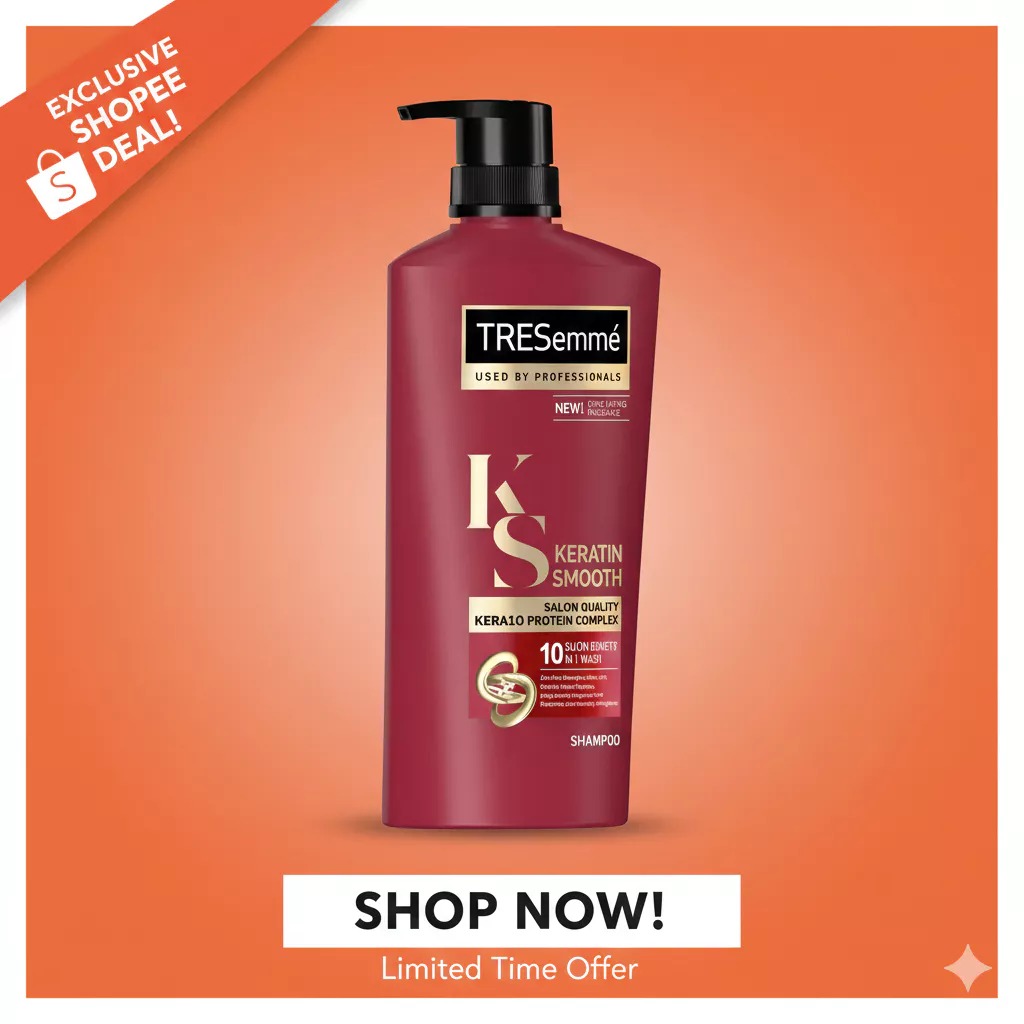 TRESemmé Keratin Smooth Conditioner 620ml with Shampoo Professional ...