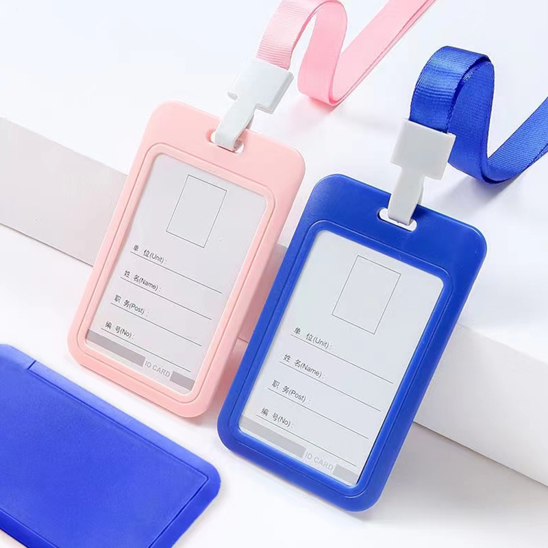 NEST Work Card Holders Vertical ID Card Holder Double Sided Waterproof ...