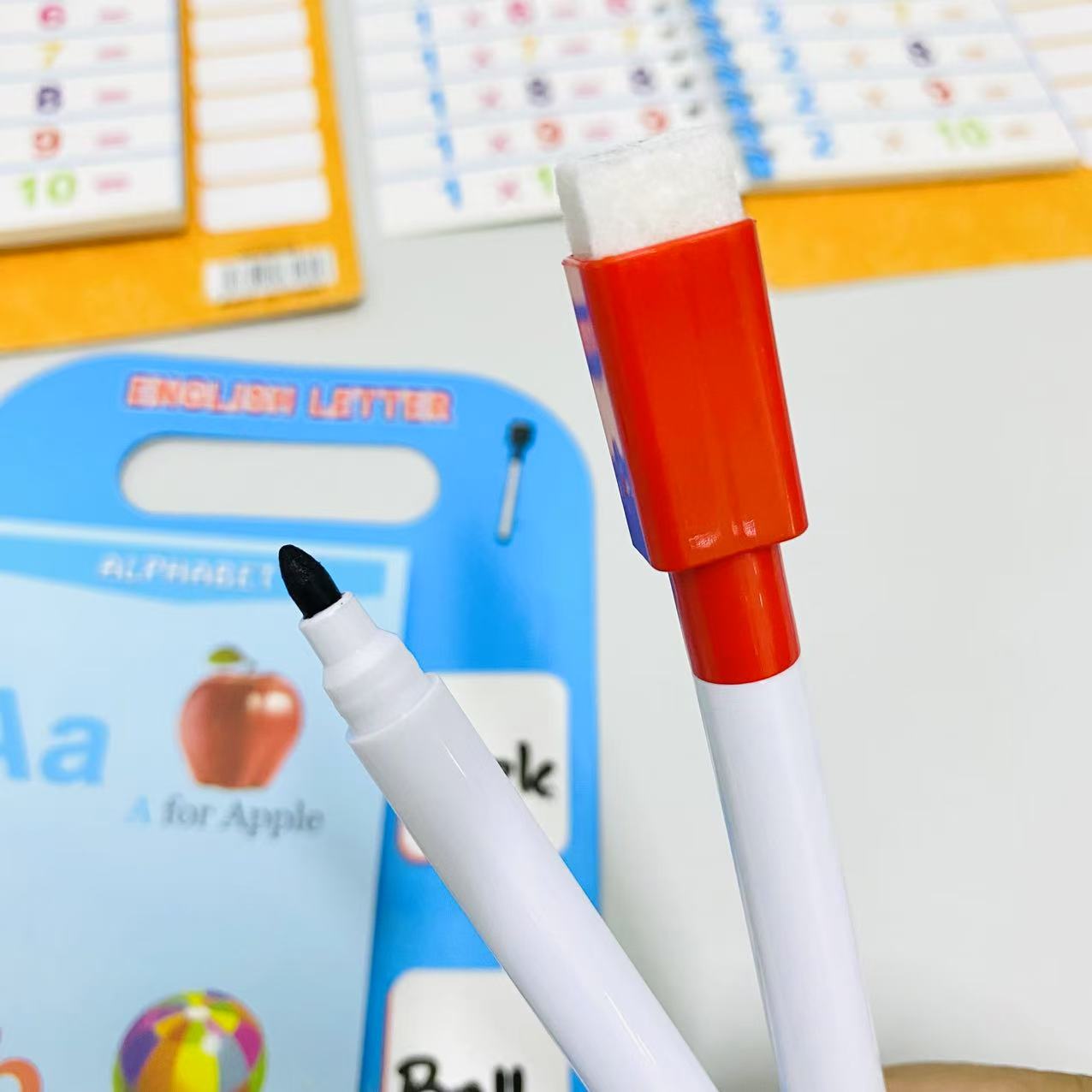Multiplication and Alphabet Practice Book Reusable Workbook Children ...