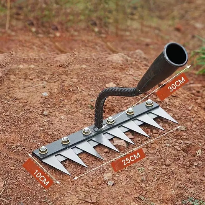 5/7/8 Tooth Weeding Hoe Rake Farm Tool Weeding ScarifierTools Tooth ...