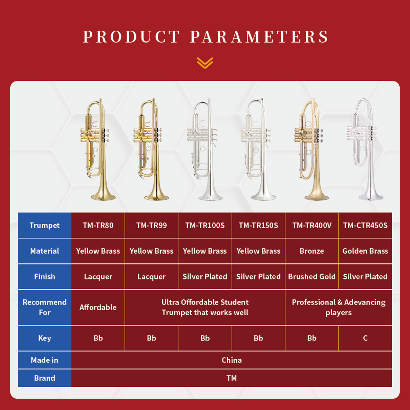TM Bb Trumpet For Beginner & Advance Affordable Durable Trumpet ...