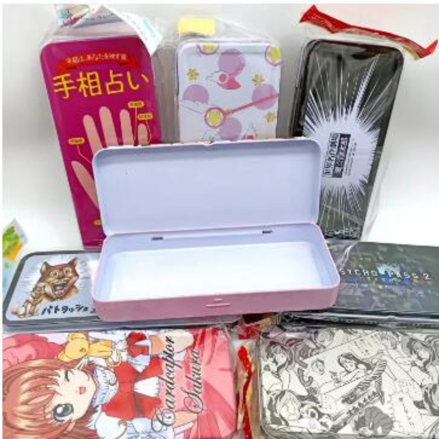 Pencil Case Cartoon Printed Design and Random Design Anime Sold per 1pc ...