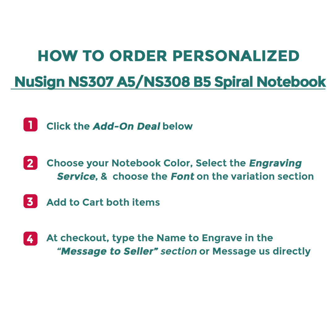 NuSign NS307 A5 Spiral Notebook 60 Sheets | Shopee Philippines