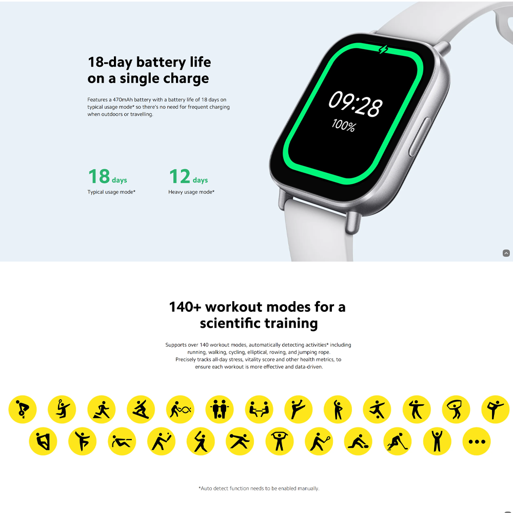 Xiaomi Redmi Watch 5 Active/Redmi Watch 3 Active Fitness Tracker 5ATM ...