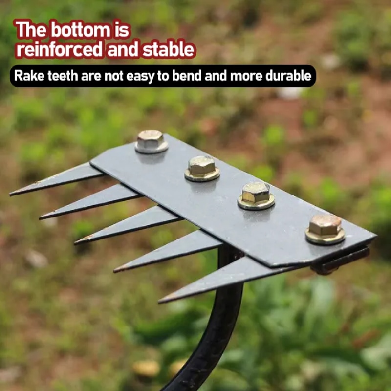 5/7/8 Tooth Weeding Hoe Rake Farm Tool Weeding ScarifierTools Tooth ...