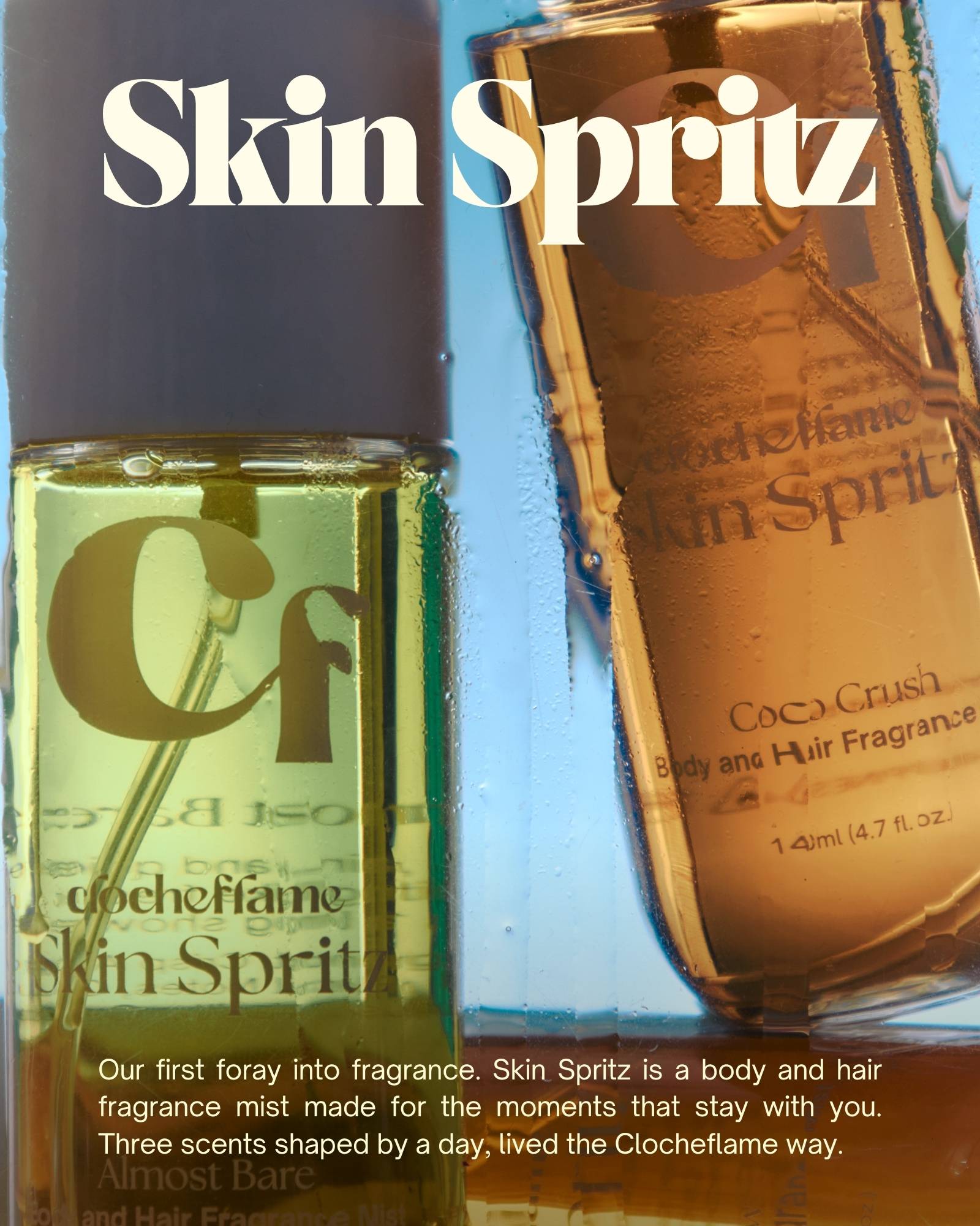 Clocheflame Skin Spritz 140ml [Body and Hair Fragrance Mist] | Shopee ...