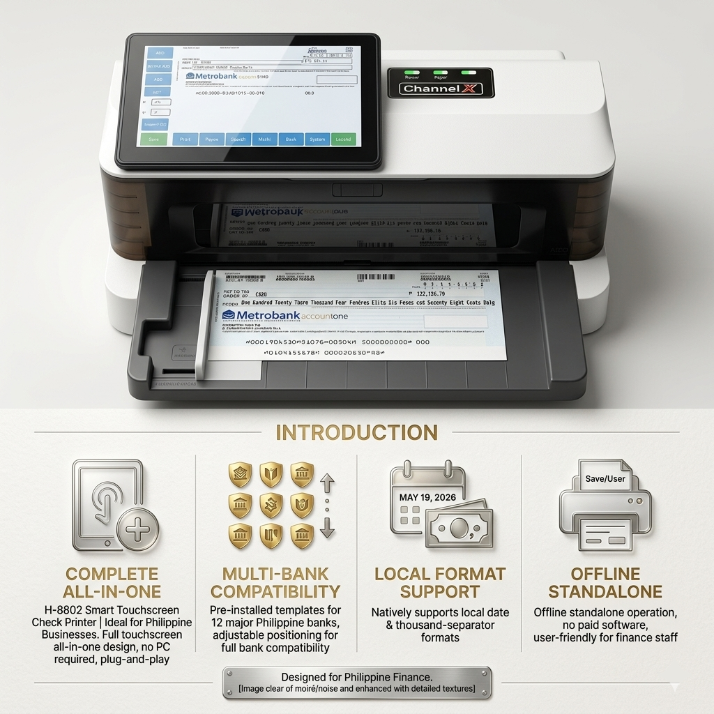 Intelligent Cheque Printer/Check Printer/Check writer/with free 2 ...