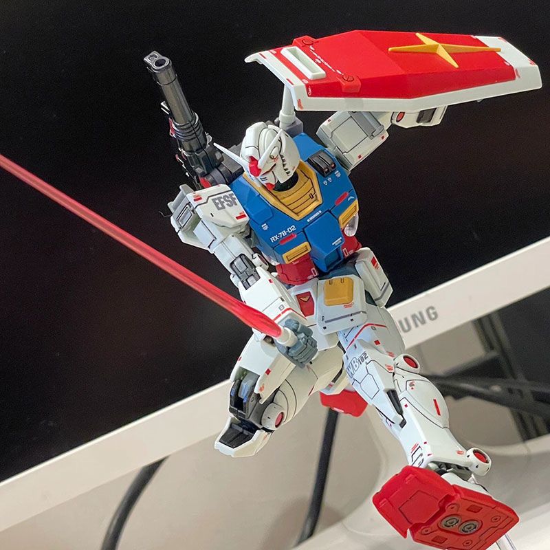 Futuristic Combat Robot Model Kit 1/144 Scale Poseable Mecha Figure for ...