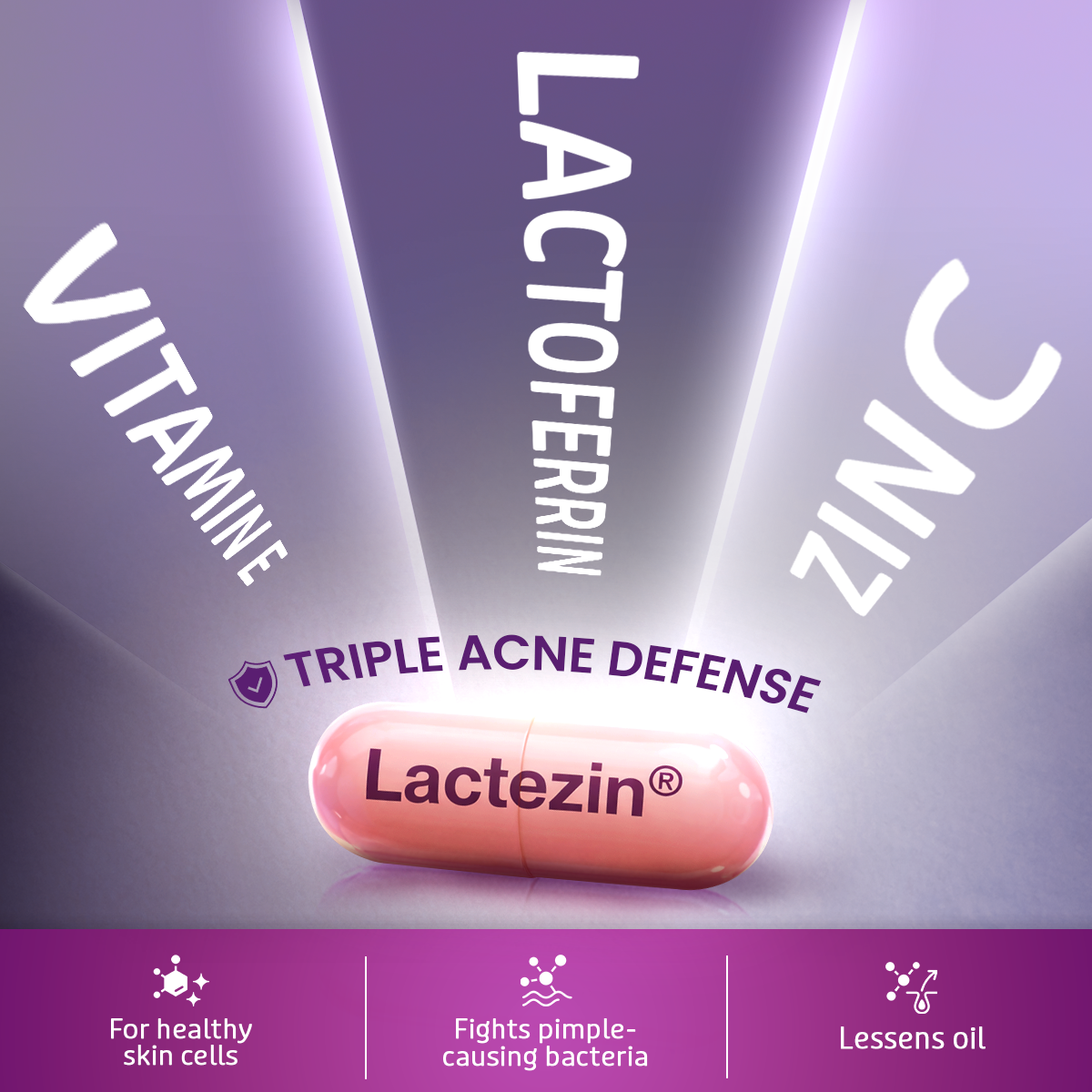 Lactezin 100mg Anti-Acne 16 capsules | Shopee Philippines