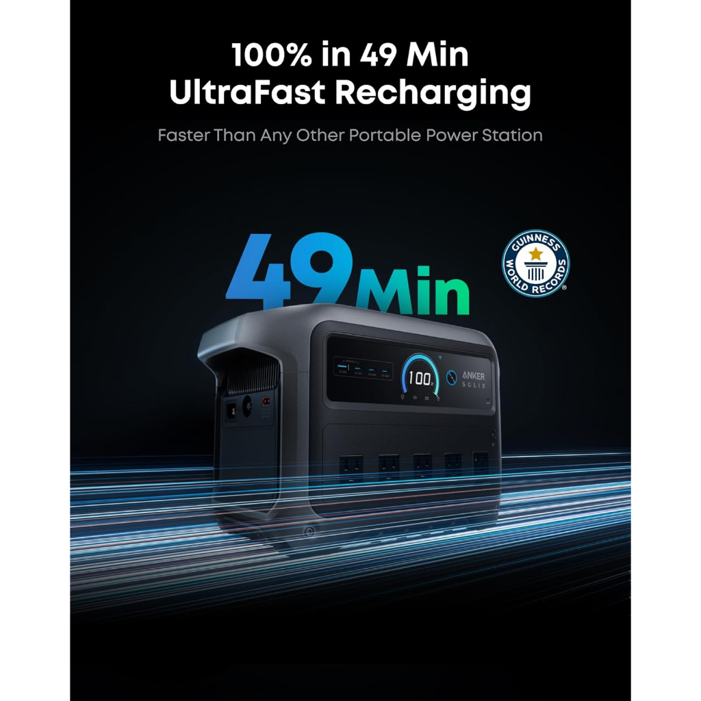 「NEW HOT SALE」Anker SOLIX C1000 Gen 2 Portable Power Station, 2,000W ...