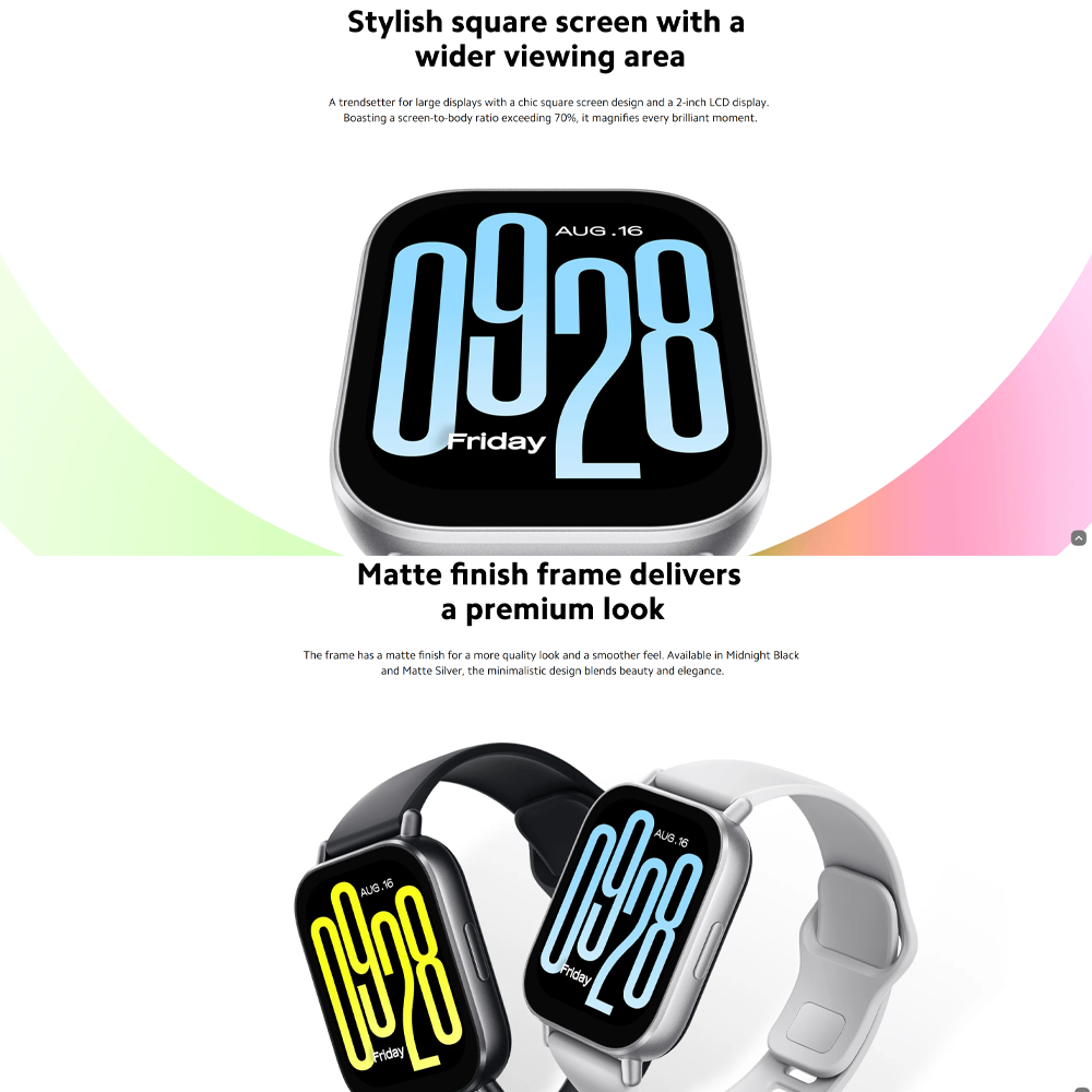 Xiaomi Redmi Watch 5 Active/Redmi Watch 3 Active Fitness Tracker 5ATM ...