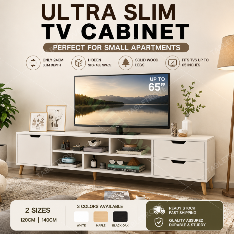 TABLRTROVE TV Cabinet TV Stand Storage Cabinet Nordic Minimalist Living ...