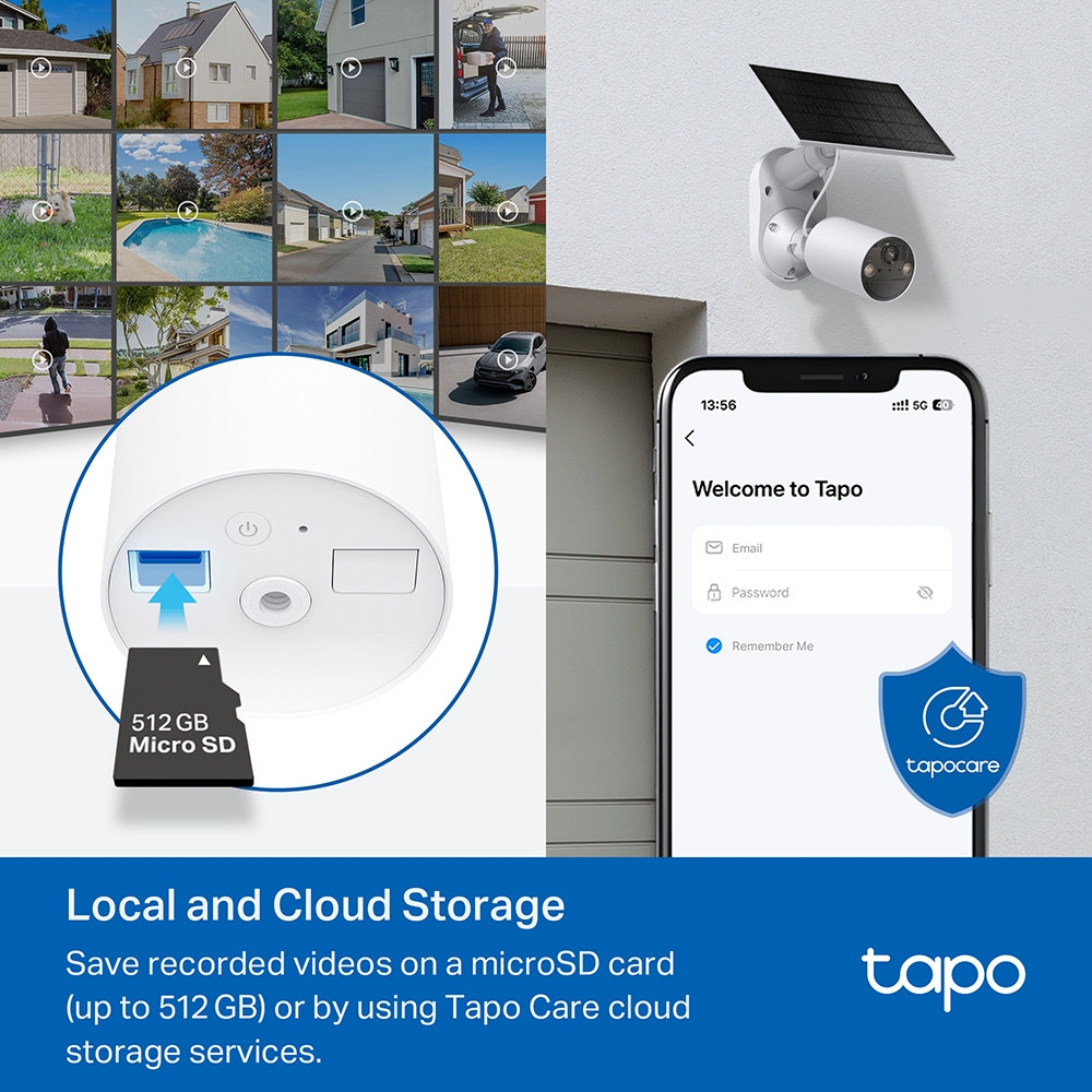 TP-Link Tapo C410 KIT 2K 3MP Solar-Powered Security Camera Kit IP65 ...