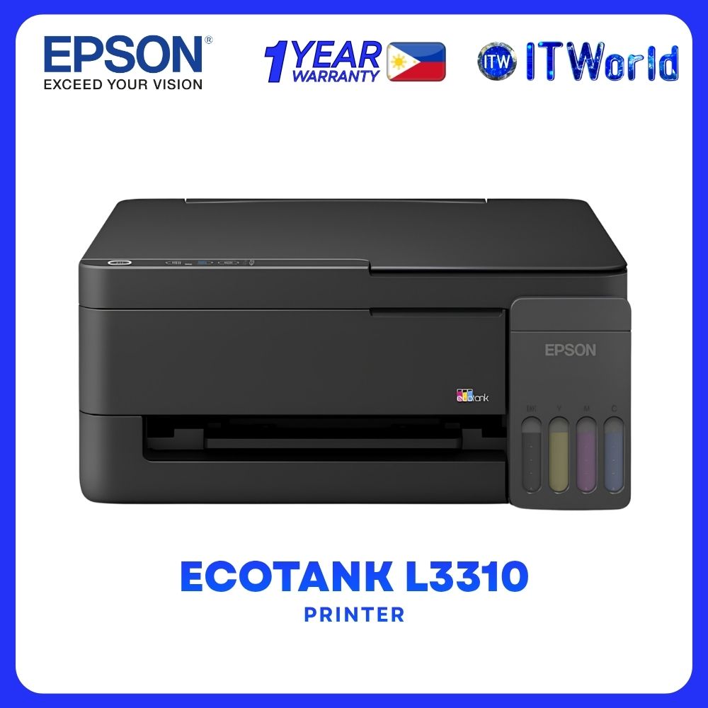 Epson EcoTank L3210 / L3310 All-in-One Ink Tank Printer itw | Shopee ...